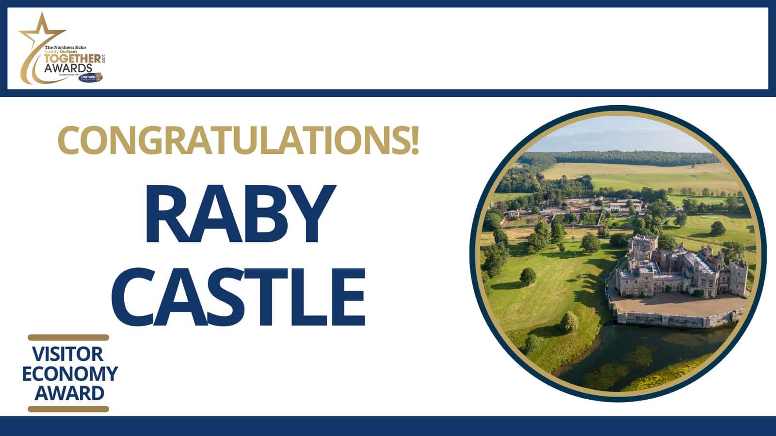 Raby Castle wins Visitor Economy Award at The County Durham Together ...